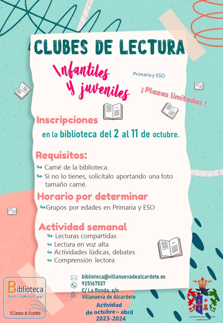 Clubes de lectura infantiles-juveniles y Hora del cuento - Villanueva ...